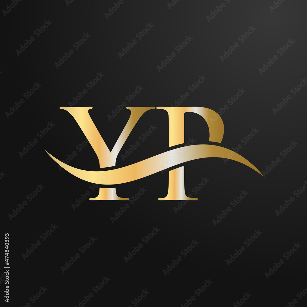 Letter YP Logo Design Template. YP, Y P Letter Logo Modern, Flat ...
