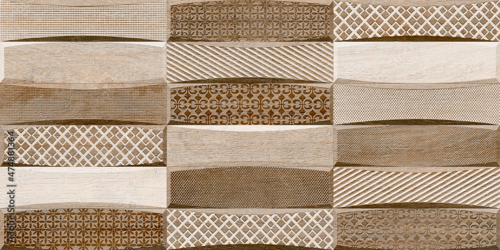 Multicolor digital wall tiles design for interior abstract home decor ...