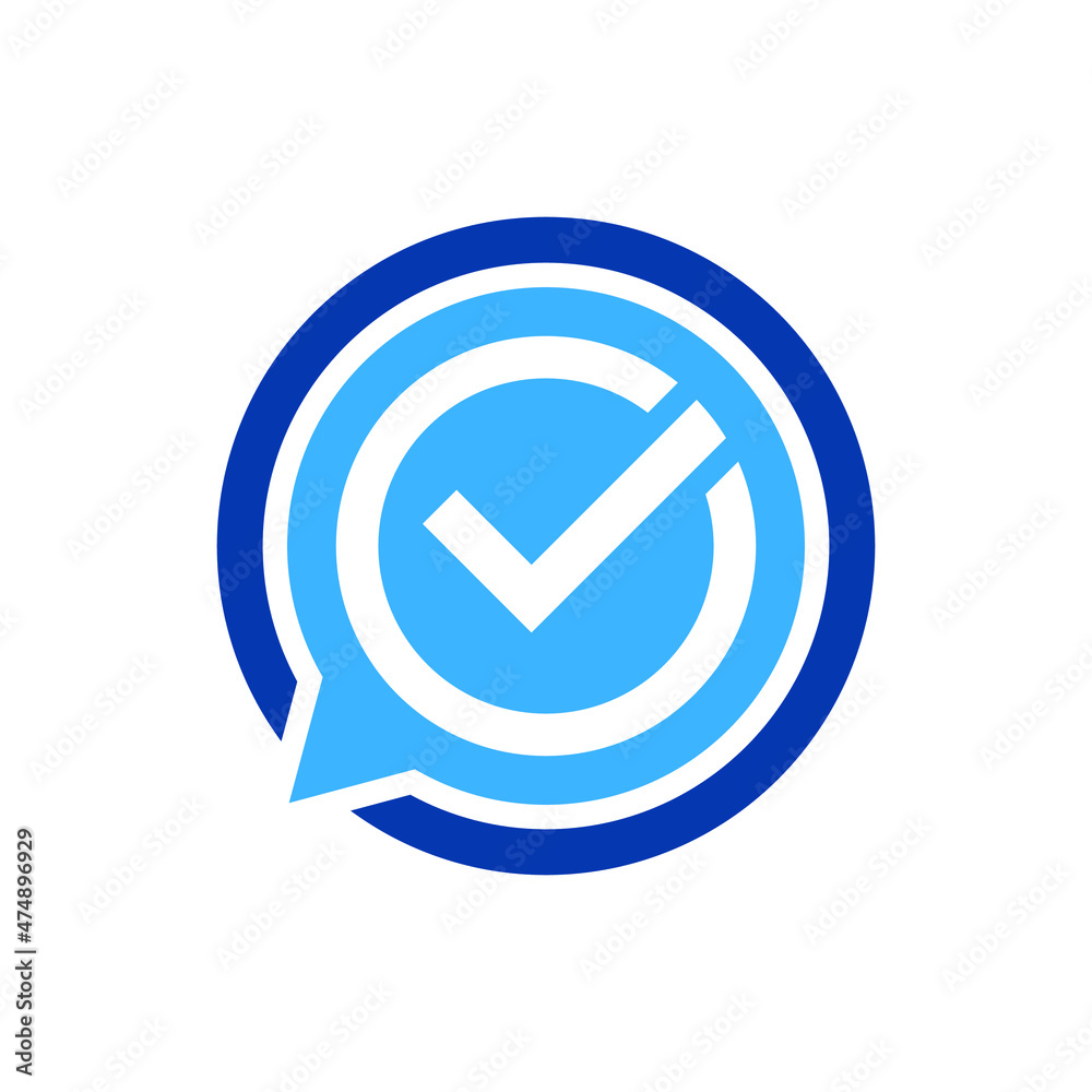 Check Mark Logo can be used for company, icon, and others.Check Mark ...
