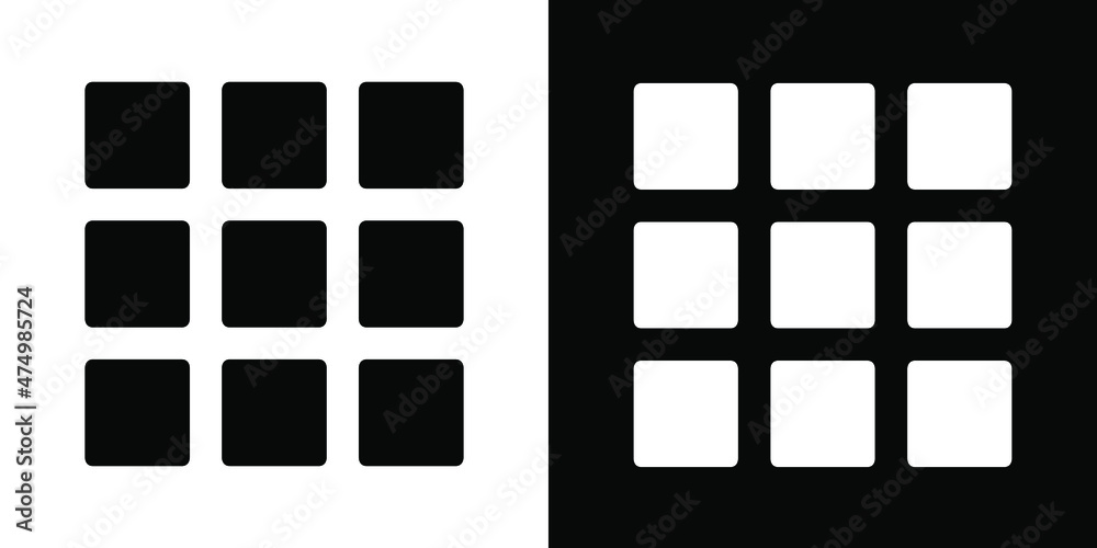 Menu icon. Menu layout applications icon vector graphic illustration on ...