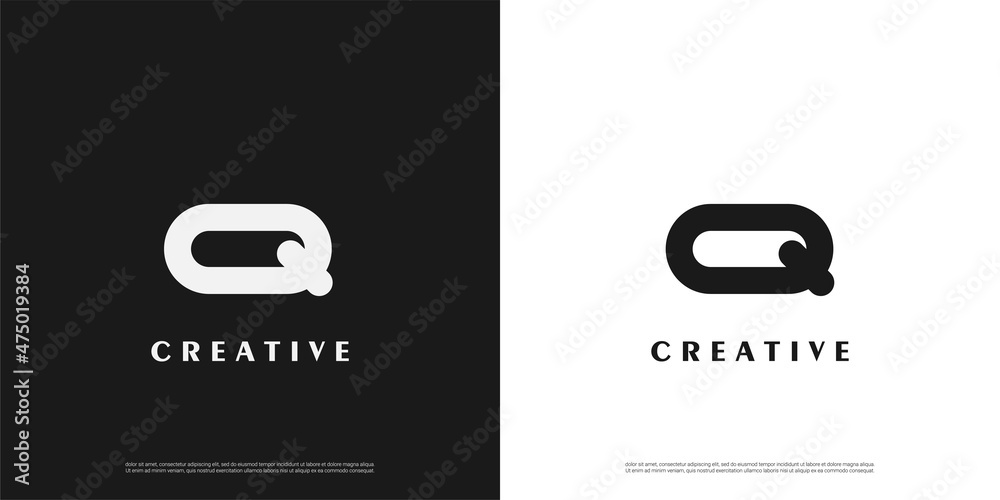 Letter Q logo icon abstract design template elements Stock Vector ...