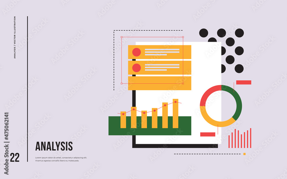 Analysis chart, columns of statistics charts. Watch the rise and fall ...