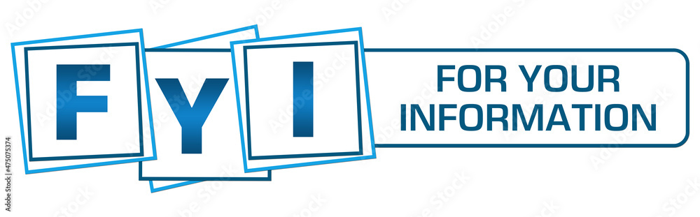 For Your Information Clipart