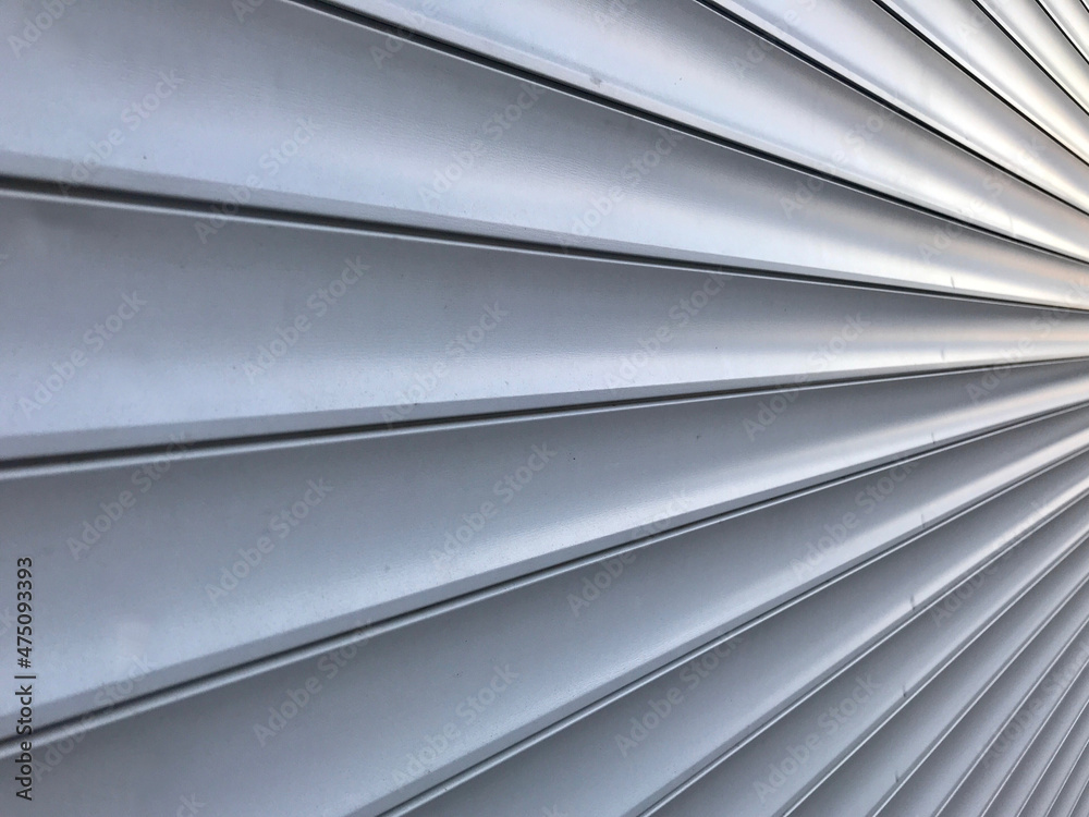 Texture of shutter door or roller door for background. Abstract white ...