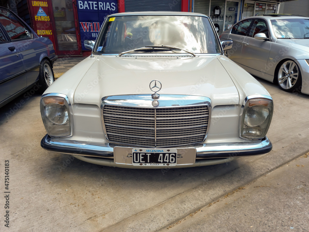 BUENOS AIRES, ARGENTINA - Nov 08, 2021: German Mercedes Benz W114 ...