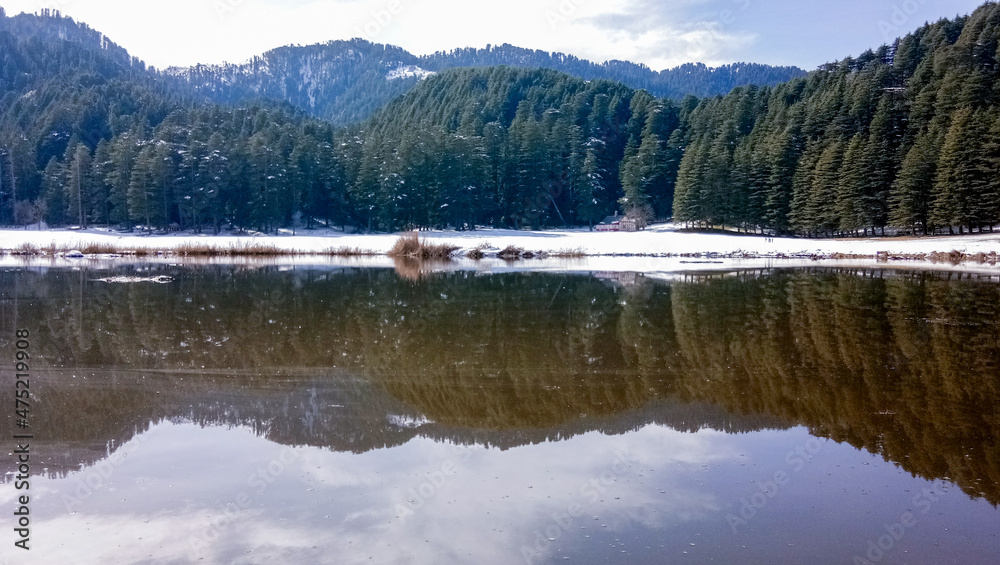 Landscape of Khajjiar Valley Himachal Pradesh Stock Photo | Adobe Stock