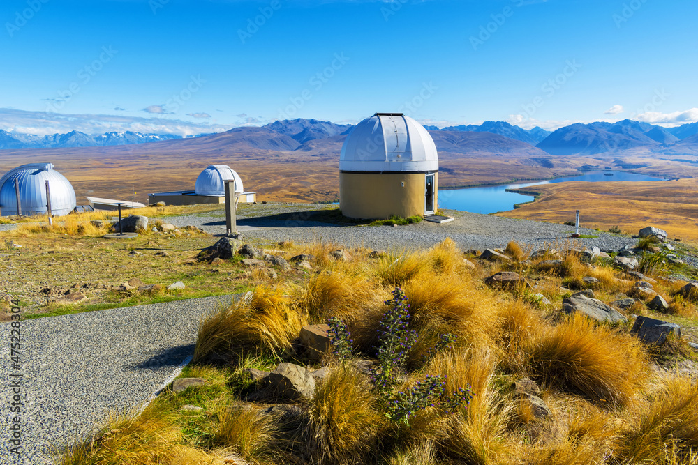 Mt John Summit Scenery, Lake Tekapo South Island, New Zealand; Stars ...