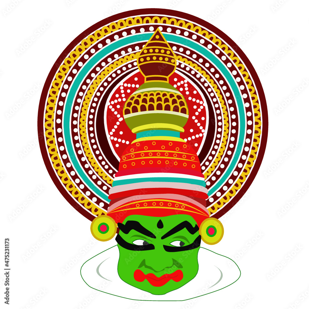 kerala culture and tradition Stock Vector | Adobe Stock