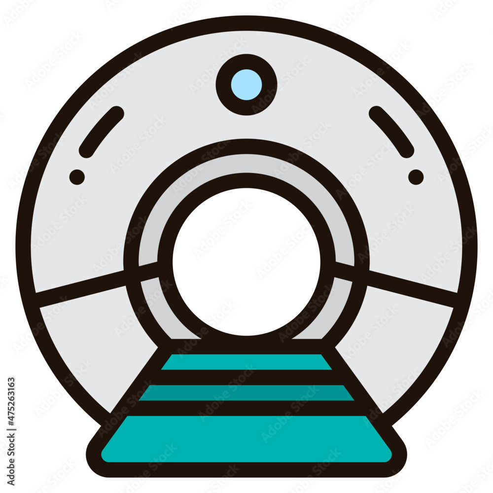 ct scan filled outline icon Stock Vector | Adobe Stock