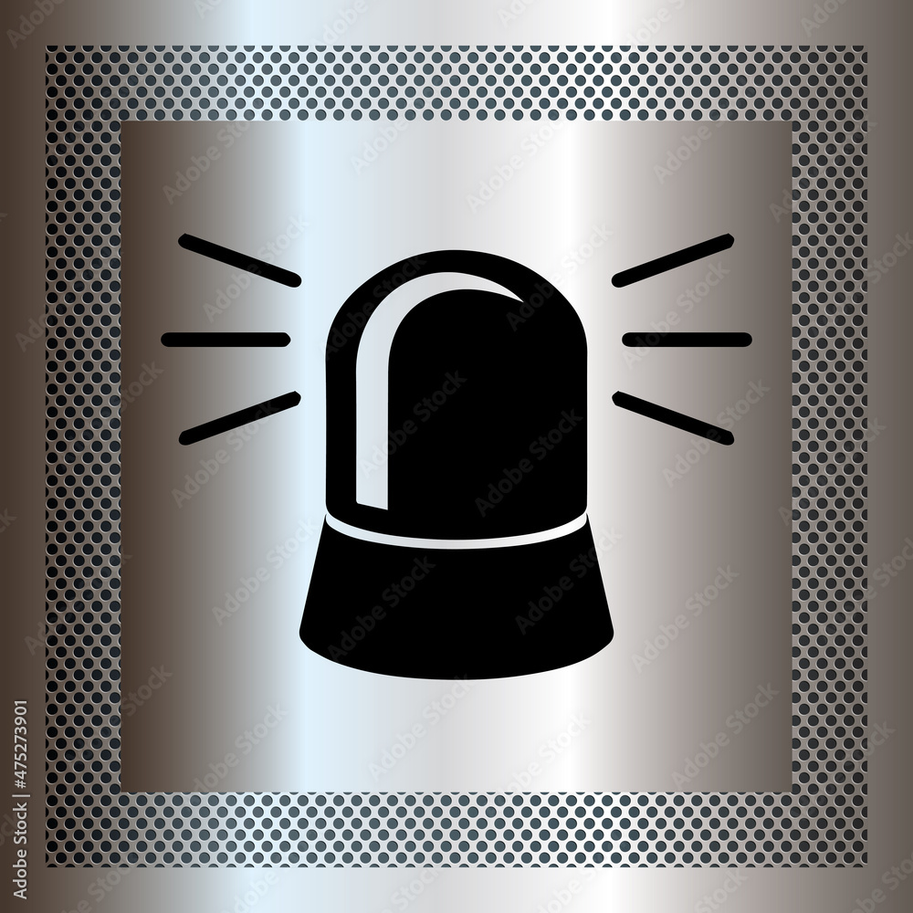 Logo gyrophare. Stock Vector | Adobe Stock