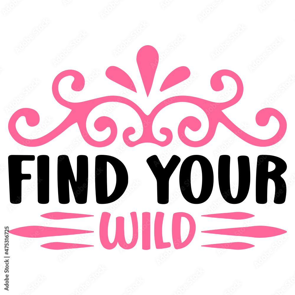 Find your wild Svg Stock Vector | Adobe Stock