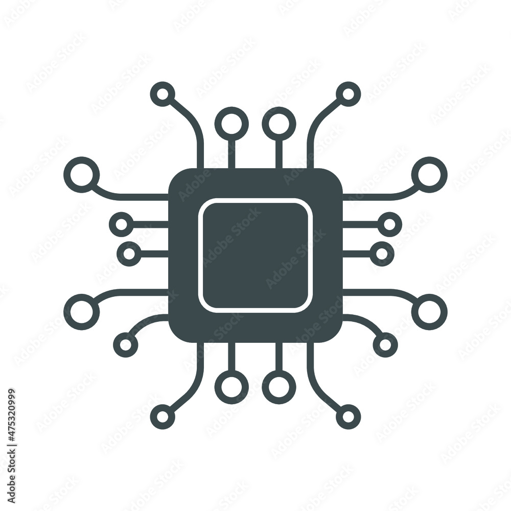 AI Processor vector icon for websites and mobile minimalistic flat ... AI Processor vector icon for websites and mobile minimalistic flat ...