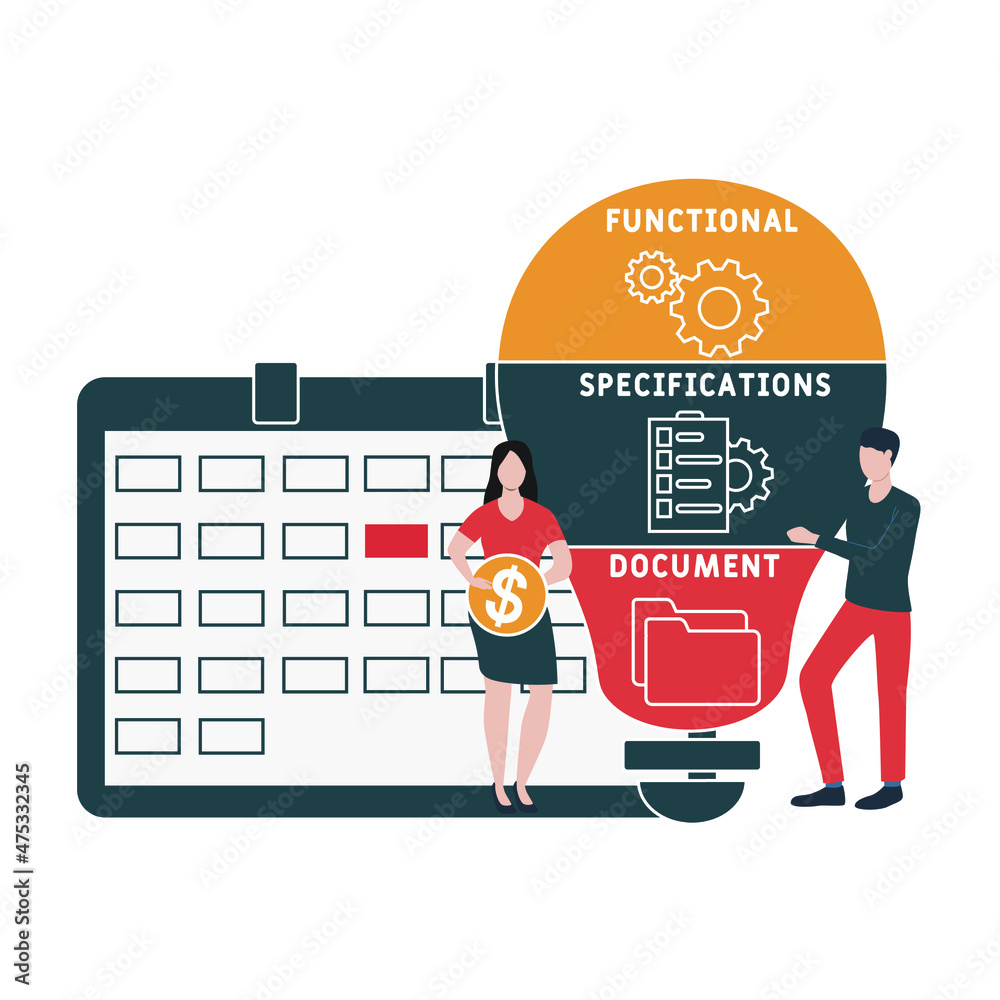 FSD - Functional Specifications Document acronym. business concept ...