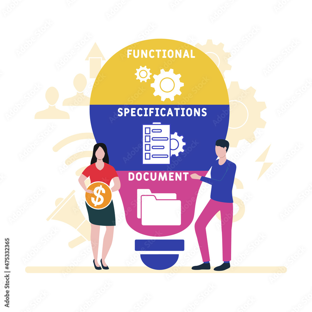 FSD - Functional Specifications Document acronym. business concept ...