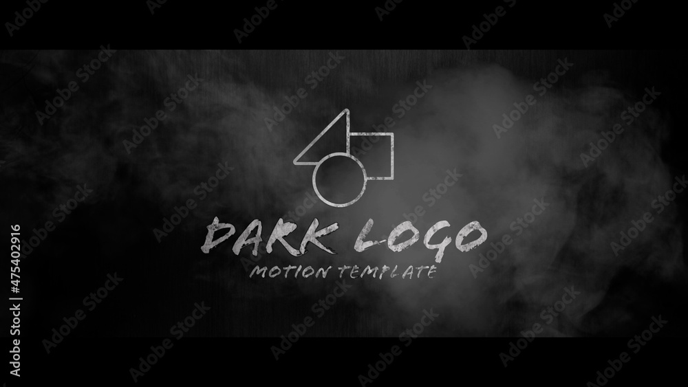 Dark Logo Reveal Stock Template | Adobe Stock