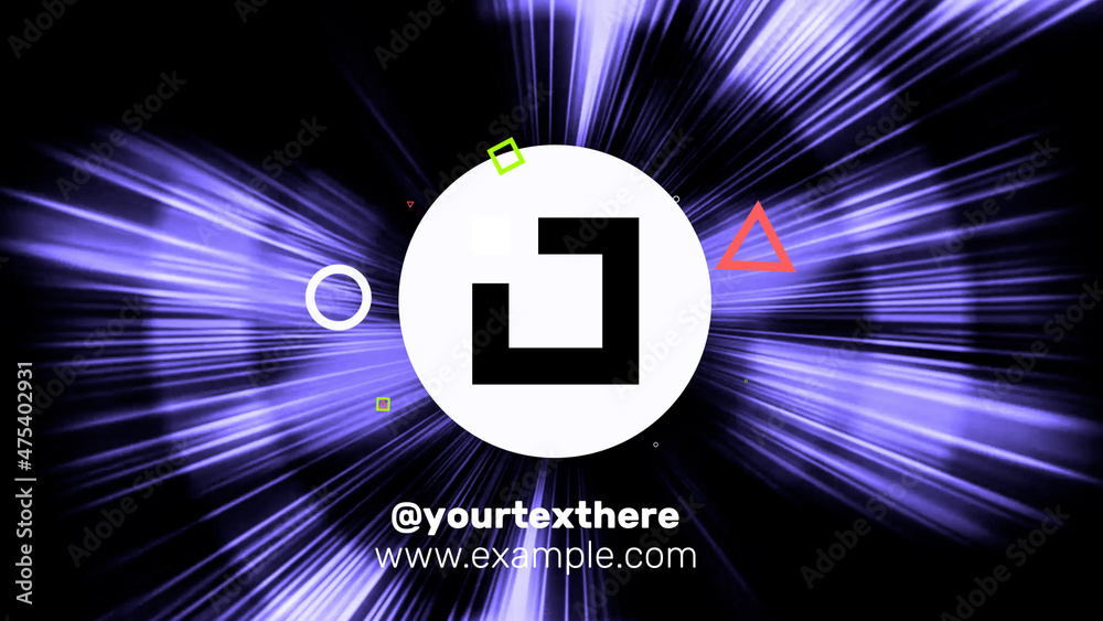 Fast Gamer Channel Intro Stock Template | Adobe Stock