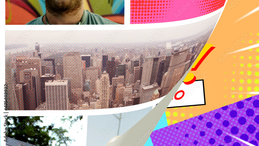 Comic Page Flip Intro Stock Template | Adobe Stock