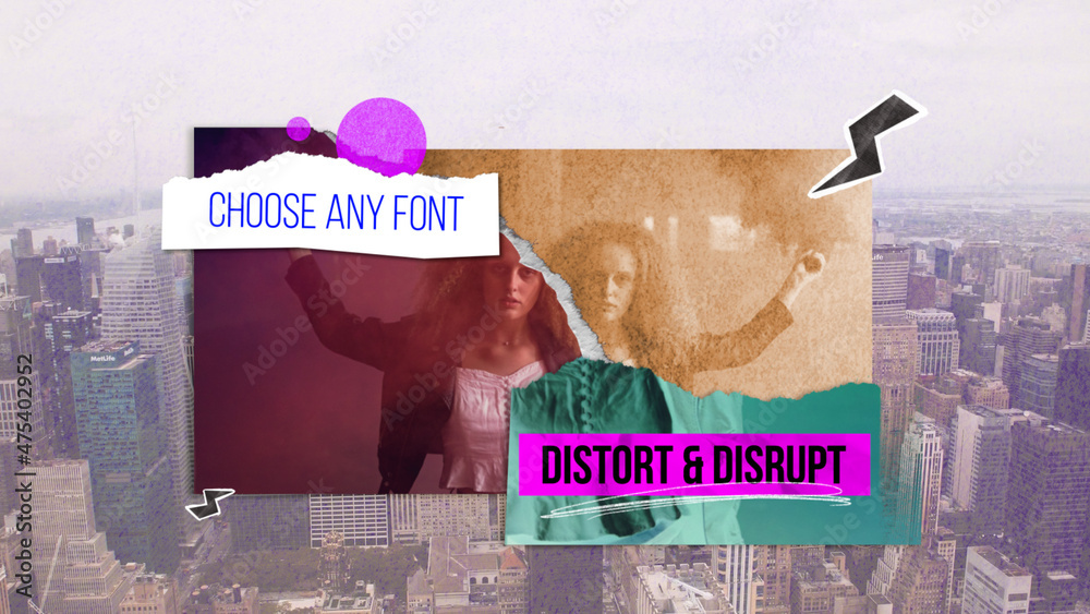 Fast Collage Media Intro Stock Template | Adobe Stock