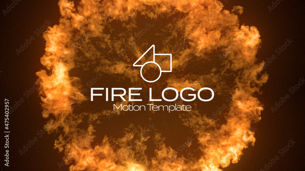 Fire Blast Logo Stock Template | Adobe Stock