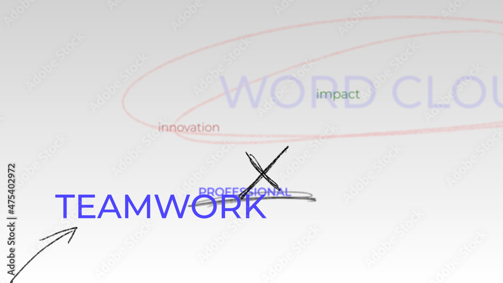 Word Cloud Logo Reveal Stock Template | Adobe Stock