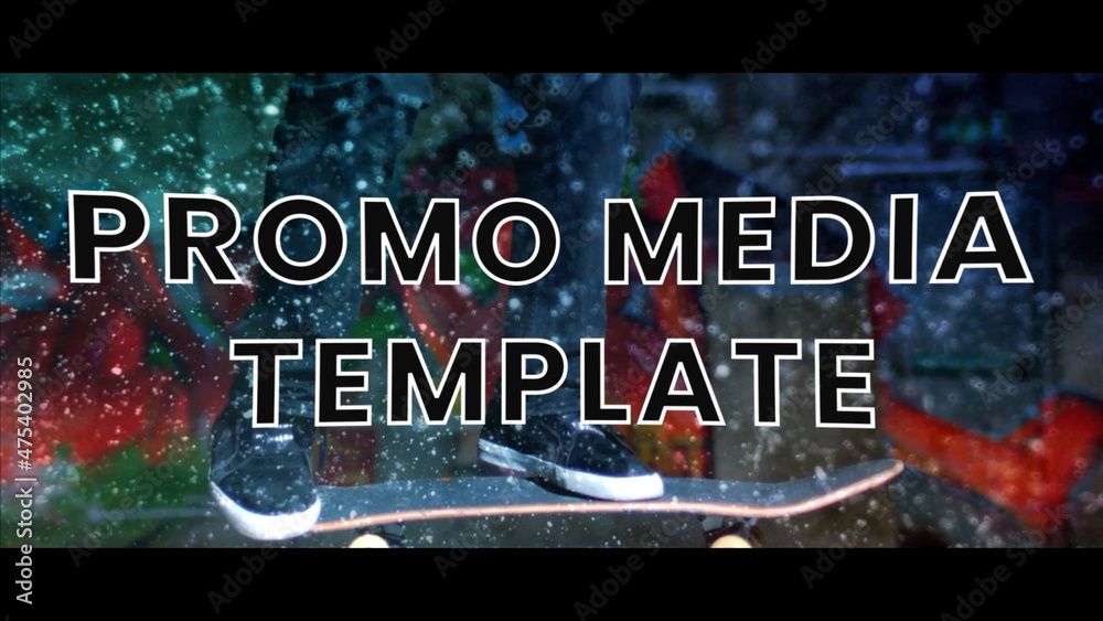 Promo Media Replace Title Stock Template | Adobe Stock