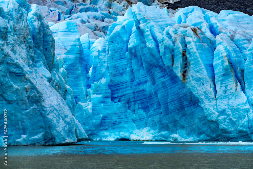 Foto de Blue Glacier Grey Lake Southern Patagonian Ice Field, Torres ...