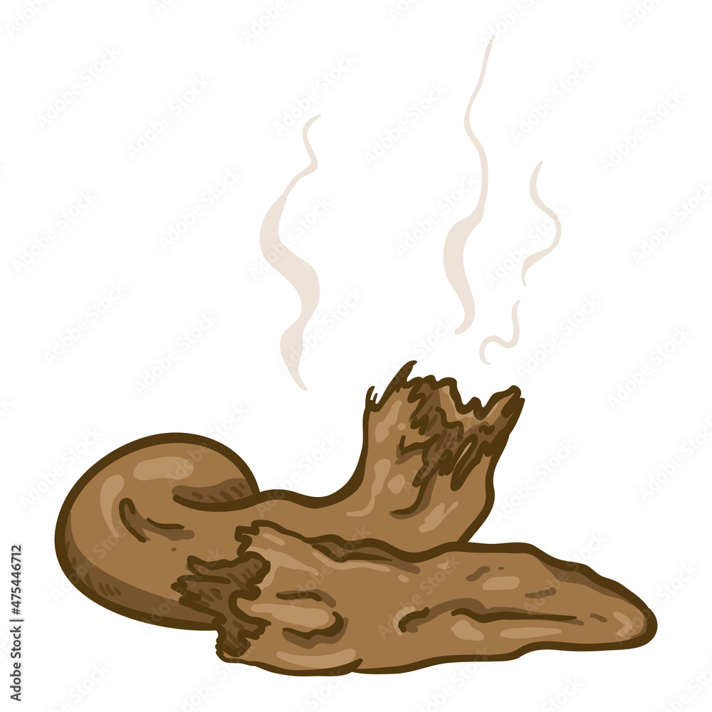 Cartoon Shit. Vector Poop Illustration Stock Vector | Adobe Stock