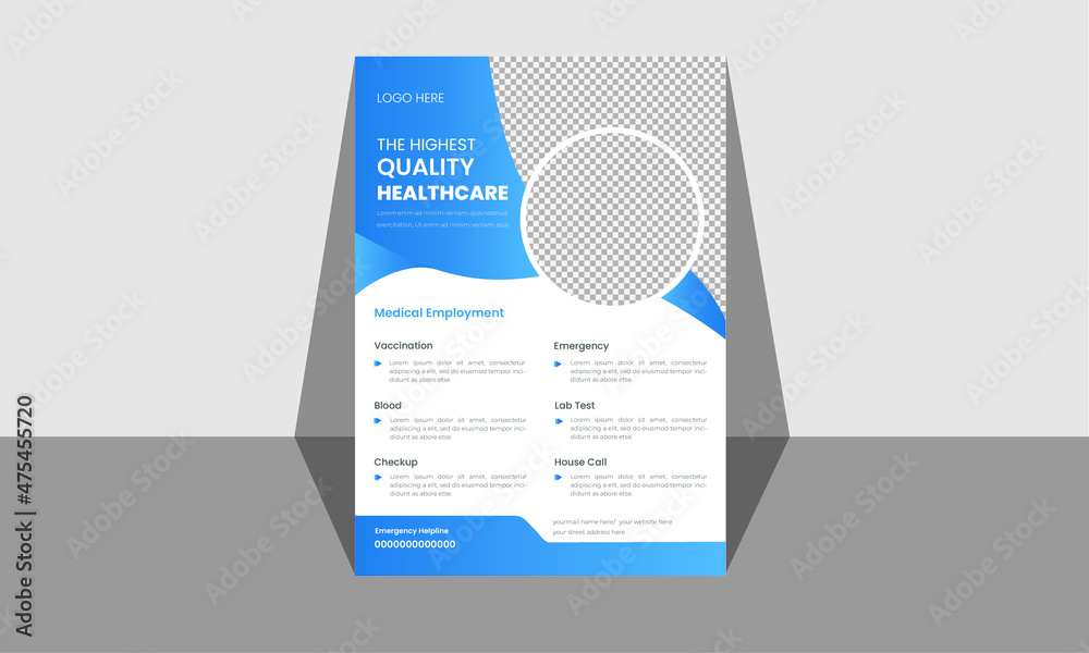 Medical Flyer Template Layout Template Design Annual Report, Magazine ...