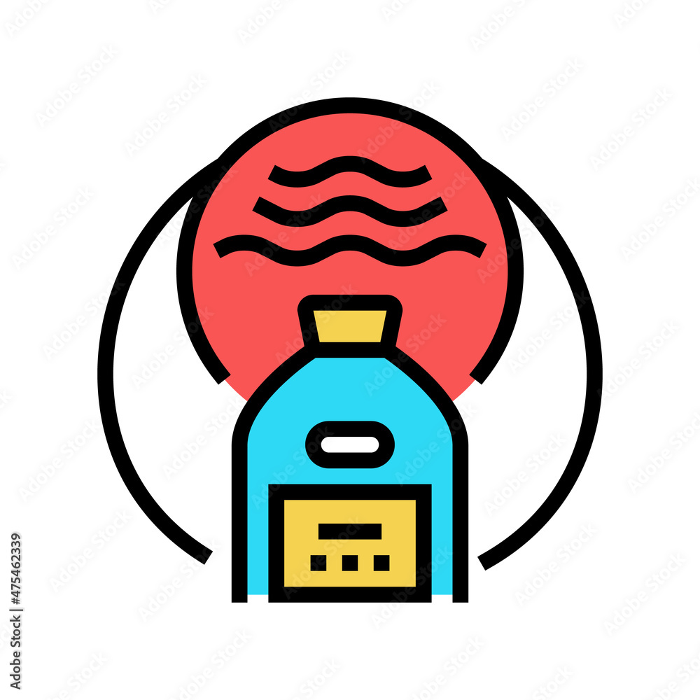 organic solvent color icon vector. organic solvent sign. isolated ...
