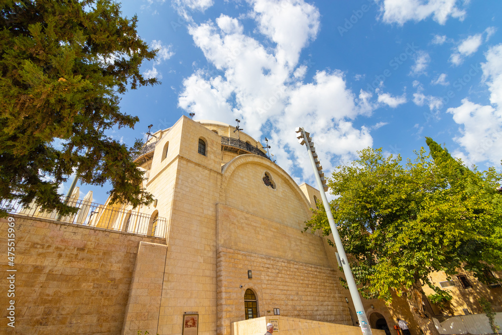 An ancient synagogue restored after it was destroyed in the war, called ...