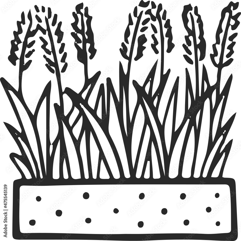 rice planting icon Stock Vector | Adobe Stock