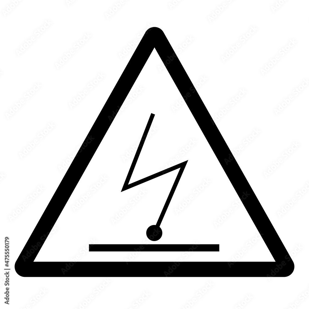 Electrostatic Charge Symbol Sign, Vector Illustration, Isolate On White ...