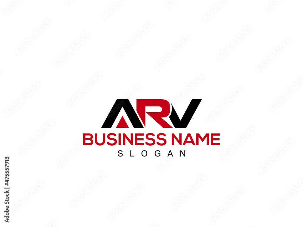 Creative ARV logo and letter ar logo icon vector image design for your ...