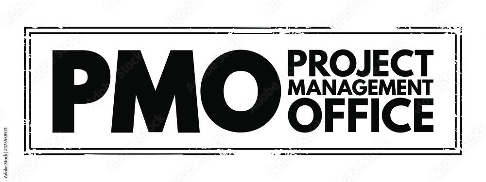 Vettoriale Stock PMO - Project Management Office acronym text stamp ...