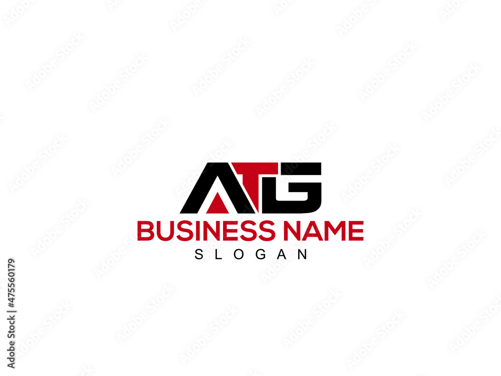 Letter ATG logo monogram emblem style with Colorful design for your ...