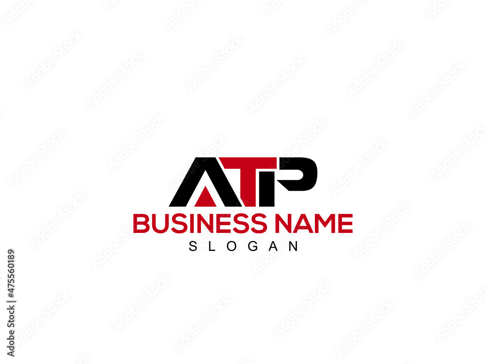 Letter ATP logo monogram emblem style with Colorful design for your ...