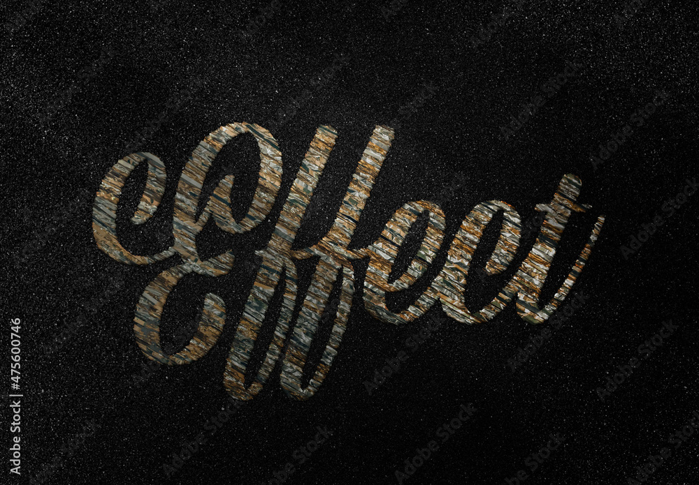 Holiday Tinsel Text Effect Mockup Stock Template | Adobe Stock