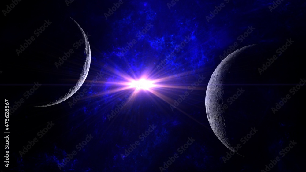 science fiction wallpaper. Beauty of deep space. Colorful graphics for ...