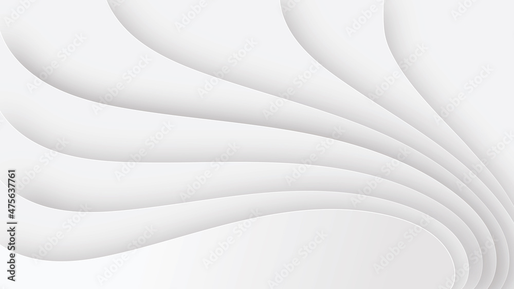 abstract curve line white background. Soft smooth lines curving to form ...