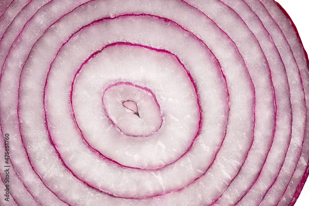 cross-section of red onion, natural background, texture ภาพถ่ายสต็อก ...