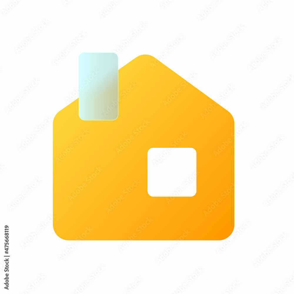 Vector modern trend icon in the style of glassmorphism with gradient ...