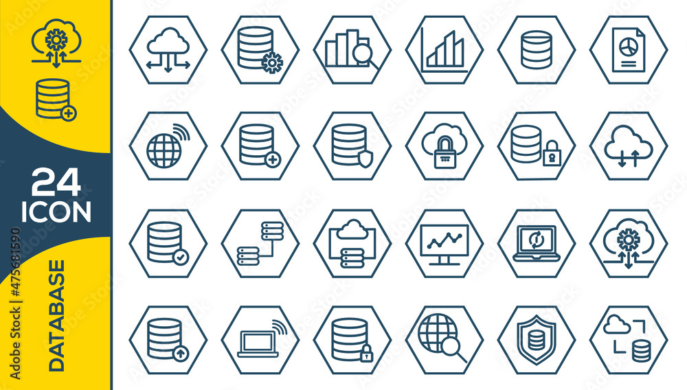 big data icon set, data analytics icon set, cloud computing icon set ...