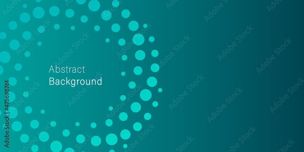 Green Spiral Dotted Background. Color Pattern with Circle Halftone ...