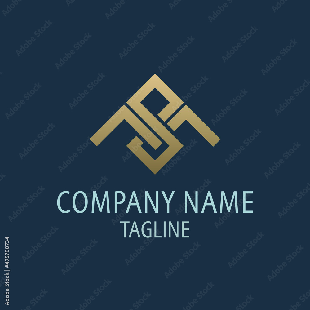 MS logo for business Stock Vector | Adobe Stock