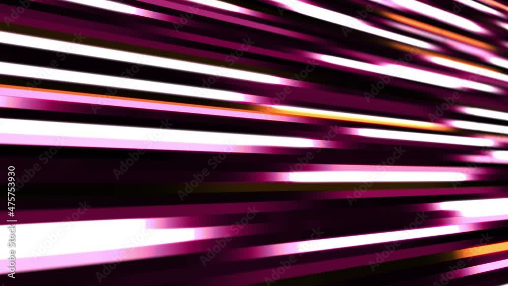 light streaks with motion blur. Seamless loop animation. Computer ...
