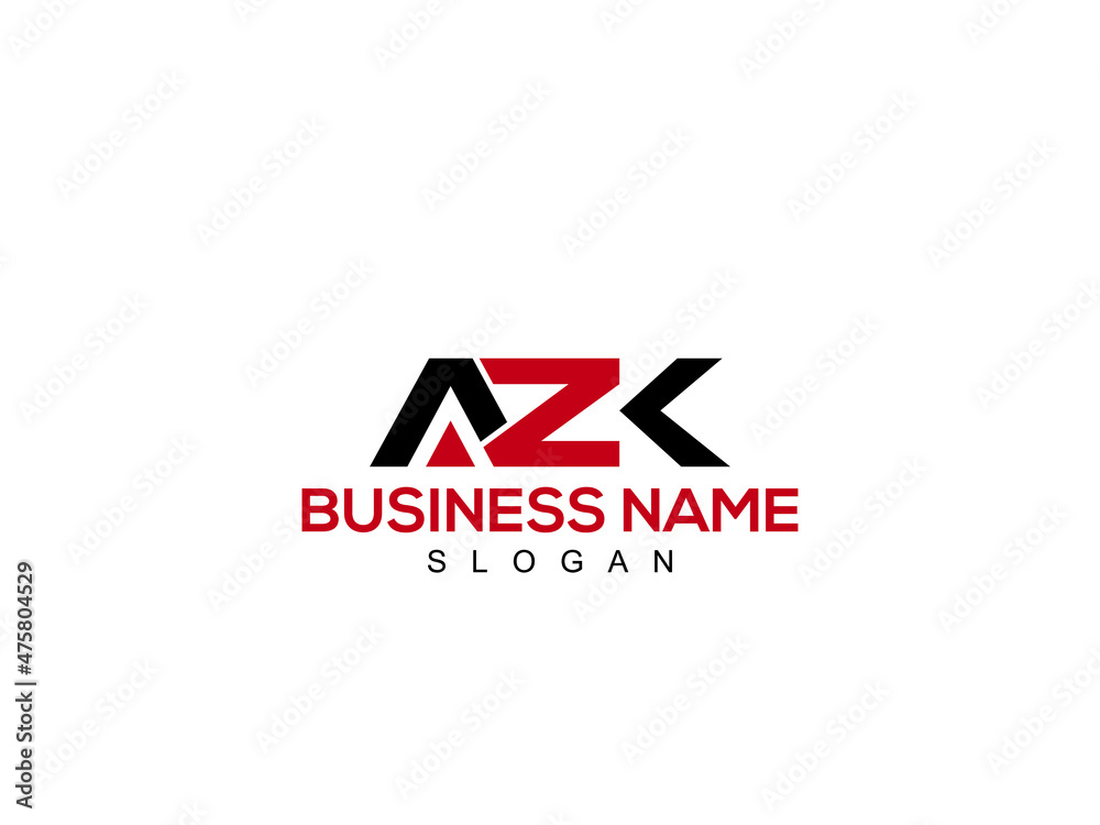 Vetor do Stock: Royalty Free AZK logo, Creative az letter logo for your ...