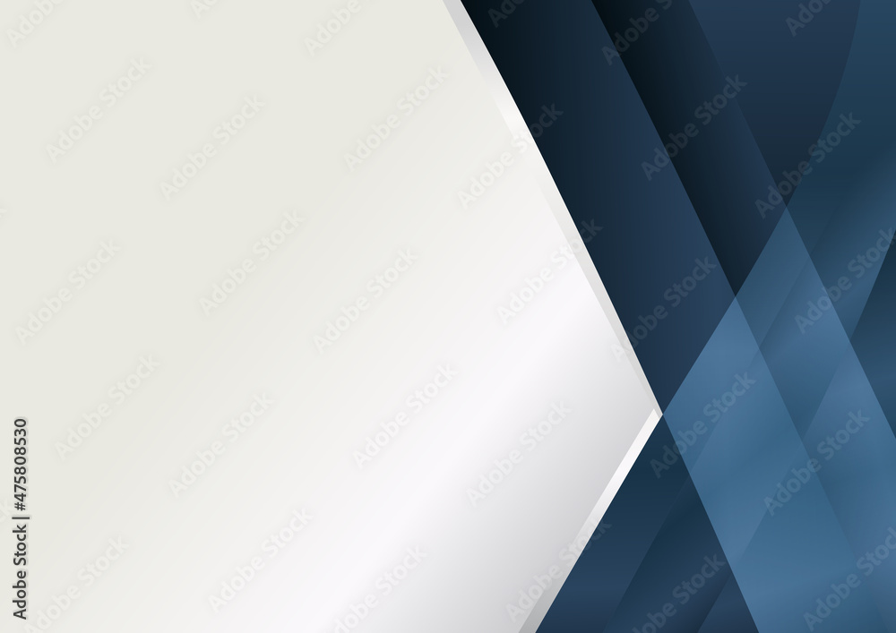 Dark Blue Business Card Background Vector Illustration Stock Vector ...