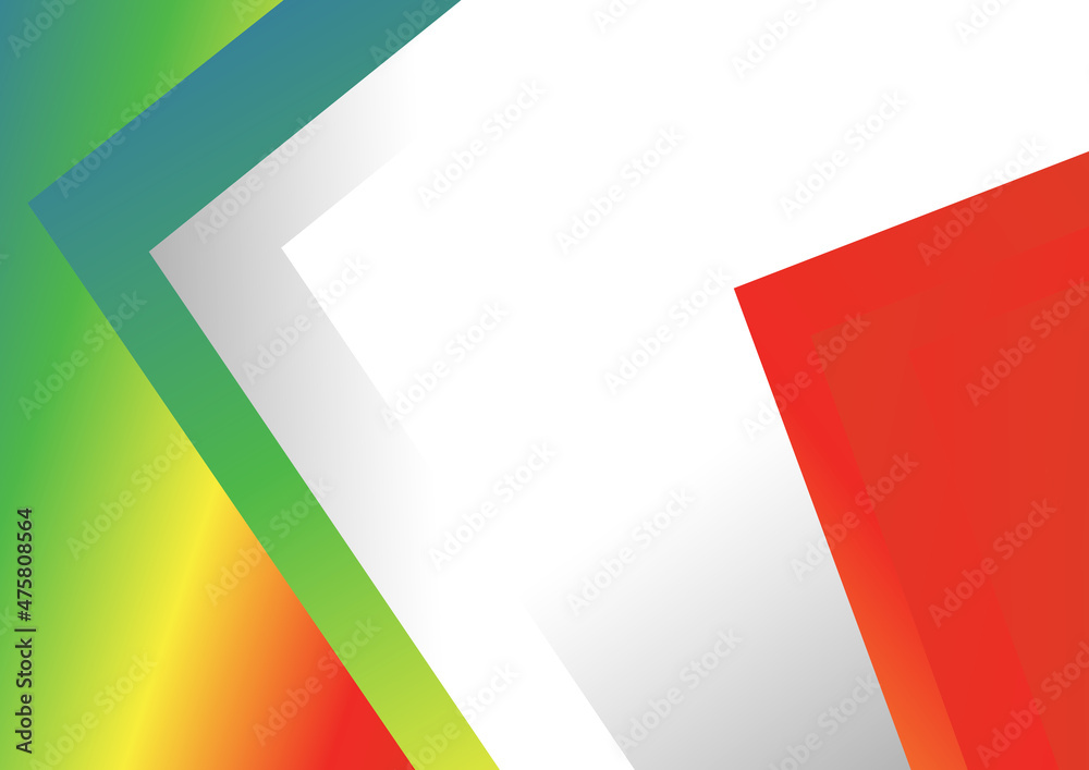 Abstract Red Green and Blue Blank Business Card Design Background ...