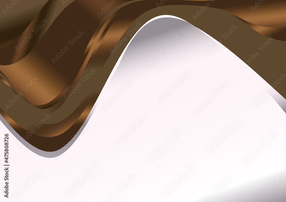 Abstract Brown Business Wave Background Graphic Stock Vector | Adobe Stock