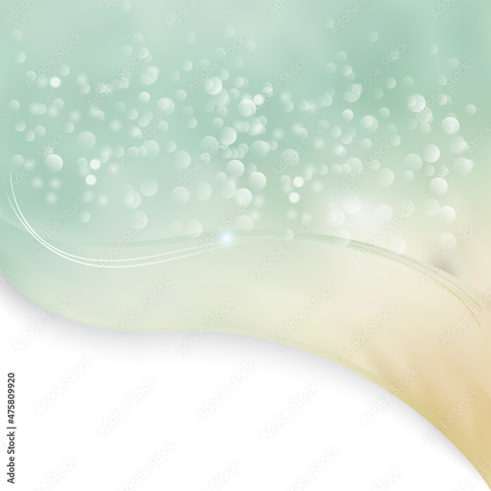 Abstract Light Color Wave Border Business Background Image Stock Vector ...
